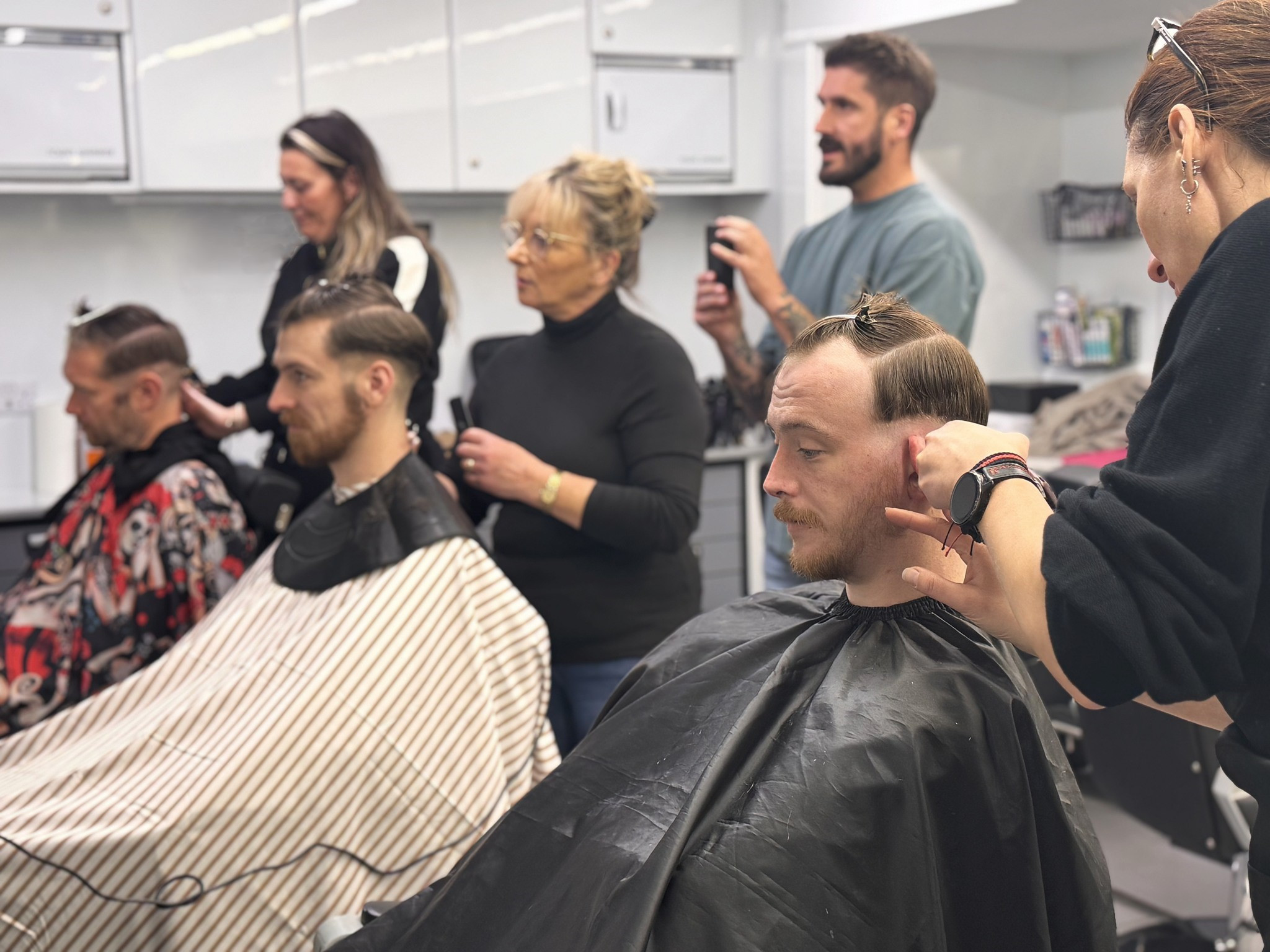 Barbering Training Sessions on Set in 2025 | BECTU Vision
